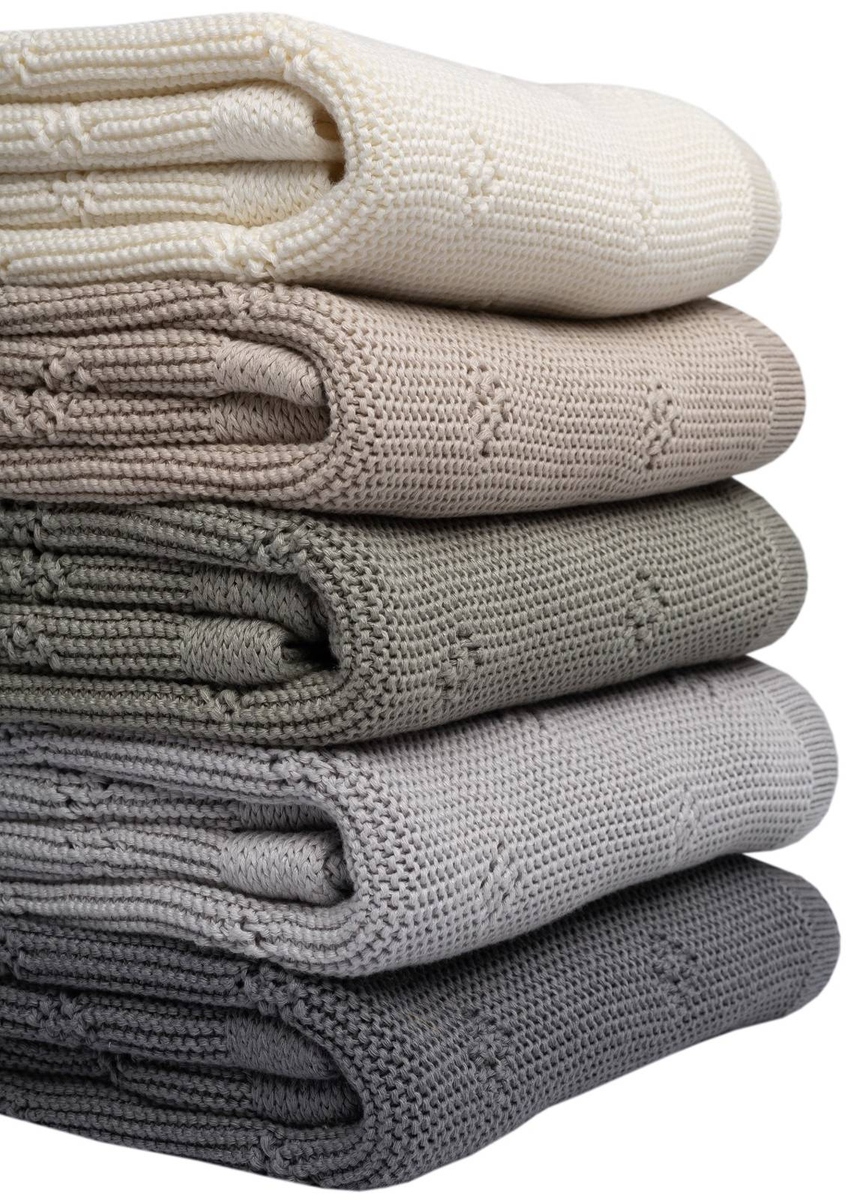 Kocyk dziany BAMBUSOWY DIAMOND 80x100 beige | Dla dziecka \ Kocyki | Strefa B2B Infantilo